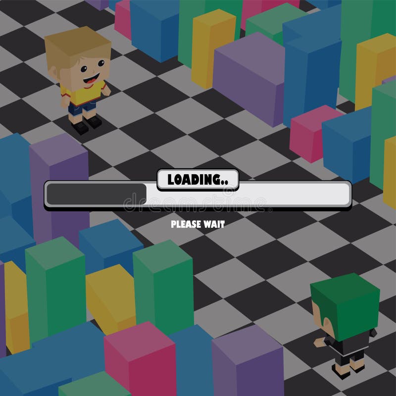 Game Ui Menu Application Mobile App Stock Vector - Illustration of ...