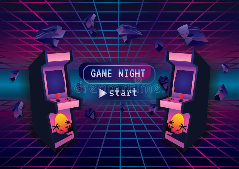 Game Zone Game Icon Background Vector Stock Vector - Illustration of ...