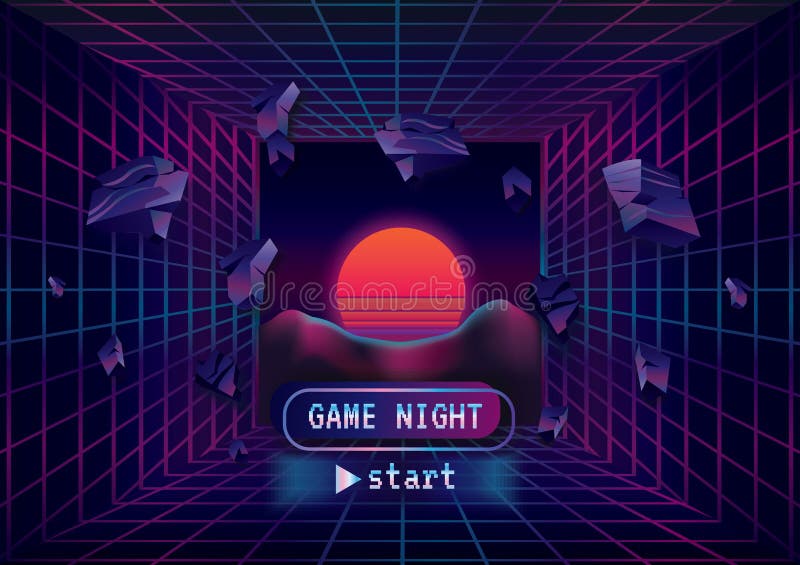 Game Zone Game Icon Background Vector Stock Vector - Illustration of ...