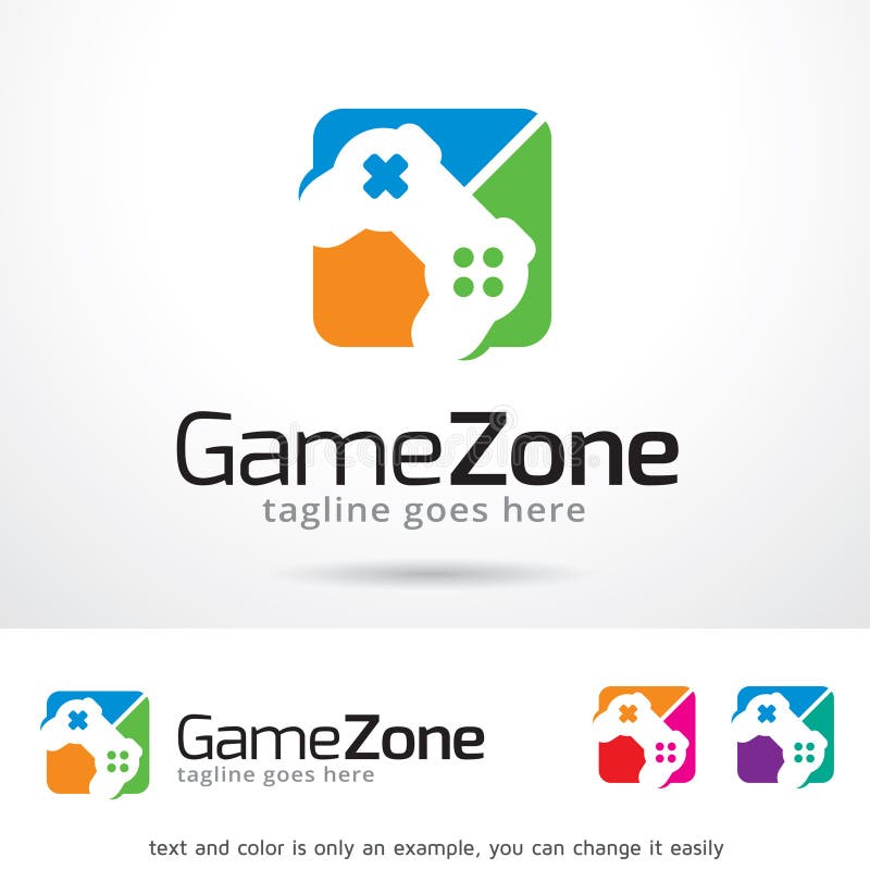 Game Zone Logo Template Design Vector Stock Vector - Illustration of ...