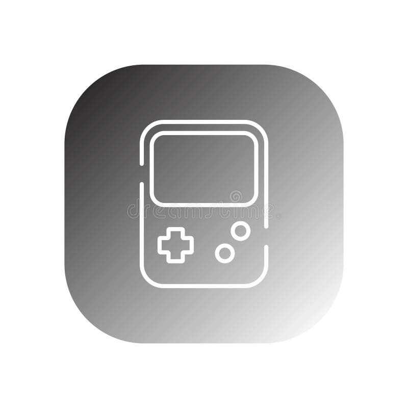 Gameboy icon vector stock illustration. Illustration of gamer - 306270818