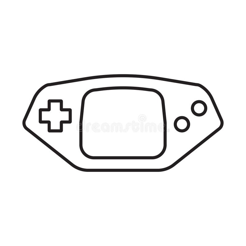 Gameboy icon vector stock vector. Illustration of game - 306270870
