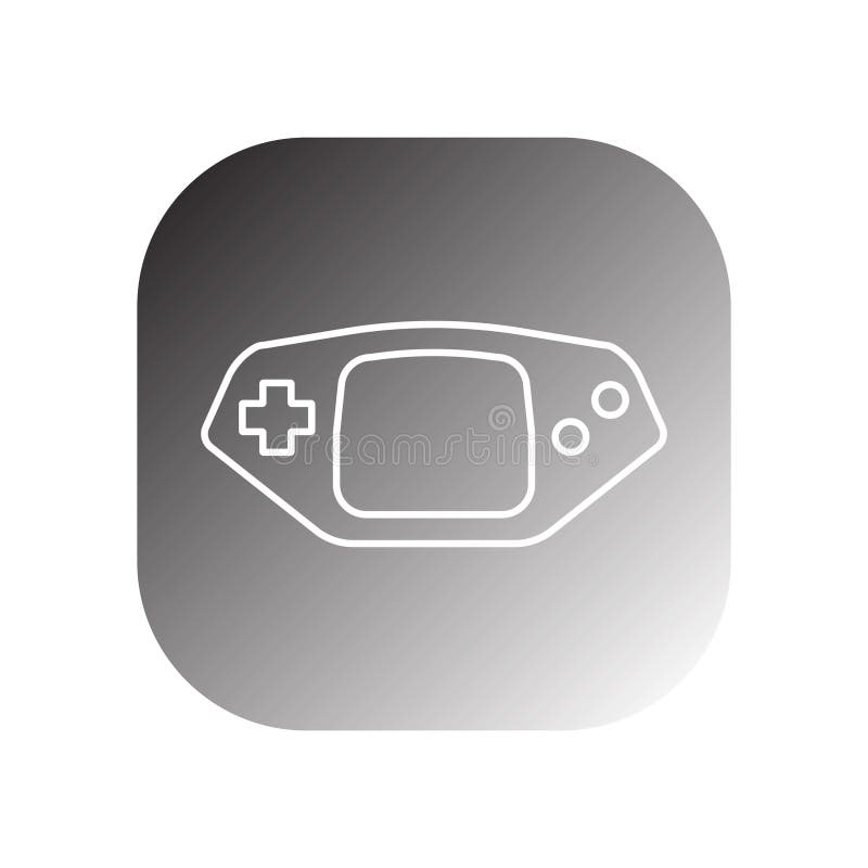Gameboy icon vector stock illustration. Illustration of isolated ...
