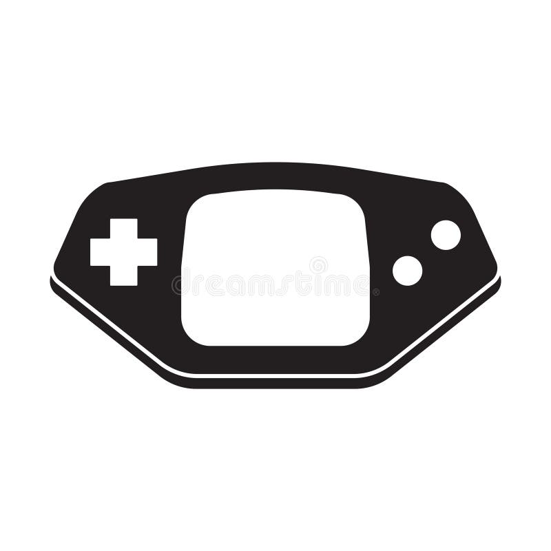 Gameboy icon vector stock vector. Illustration of sign - 306271009