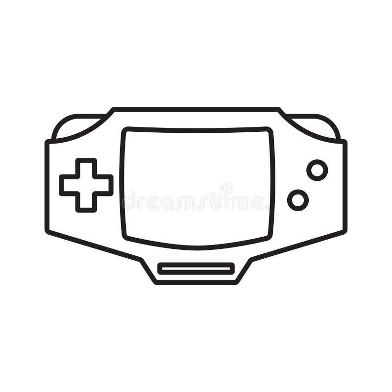 Gameboy icon vector stock illustration. Illustration of icon - 306271075