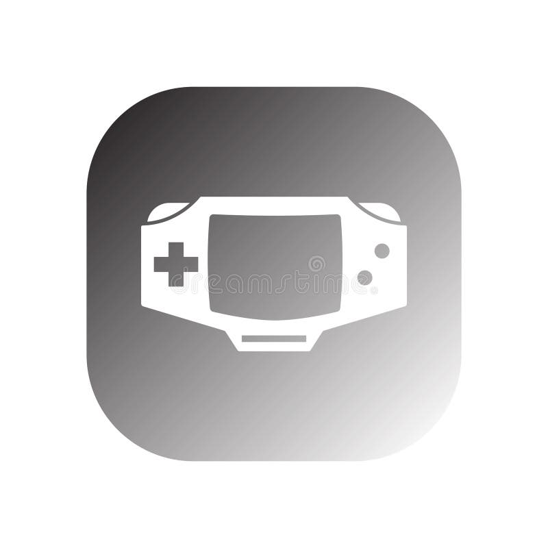 Gameboy icon vector stock vector. Illustration of vector - 306271246