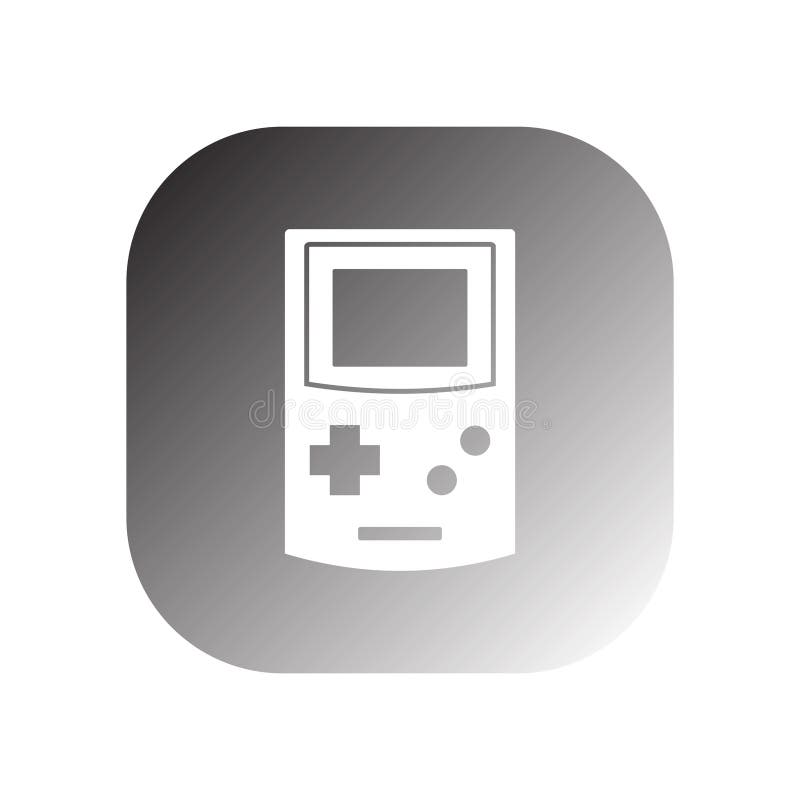 Gameboy icon vector stock vector. Illustration of flat - 306271352