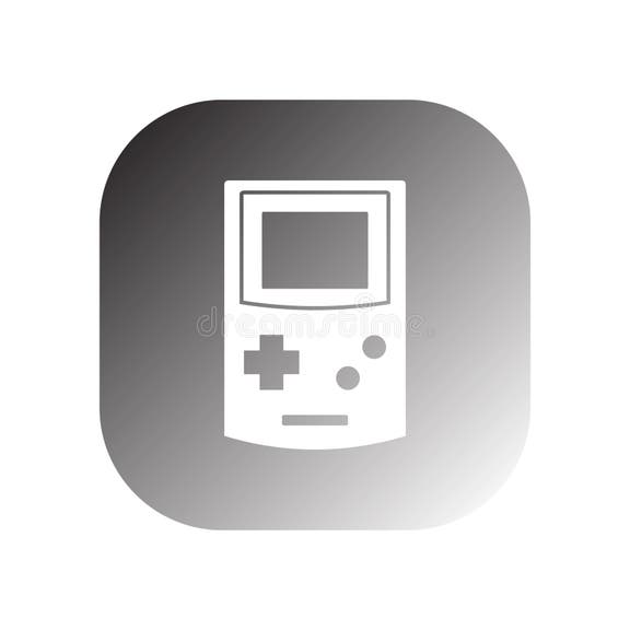Gameboy icon vector stock vector. Illustration of flat - 306271352