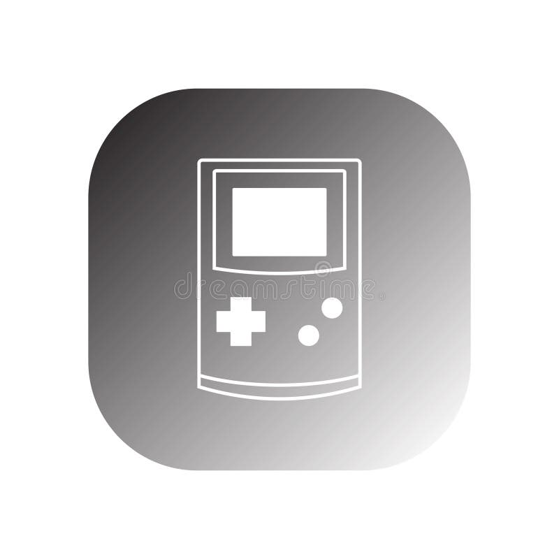 Gameboy icon vector stock vector. Illustration of symbol - 306271435