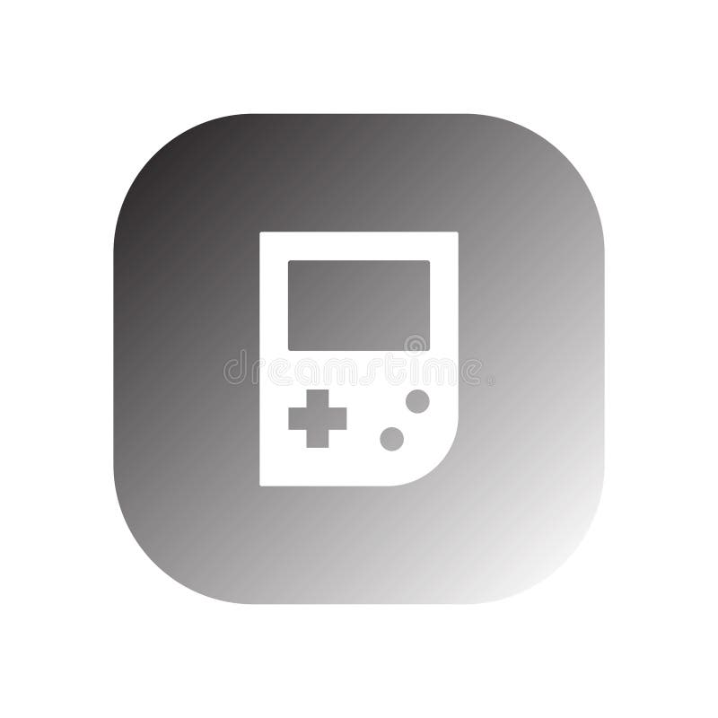Gameboy icon vector stock vector. Illustration of control - 306271646
