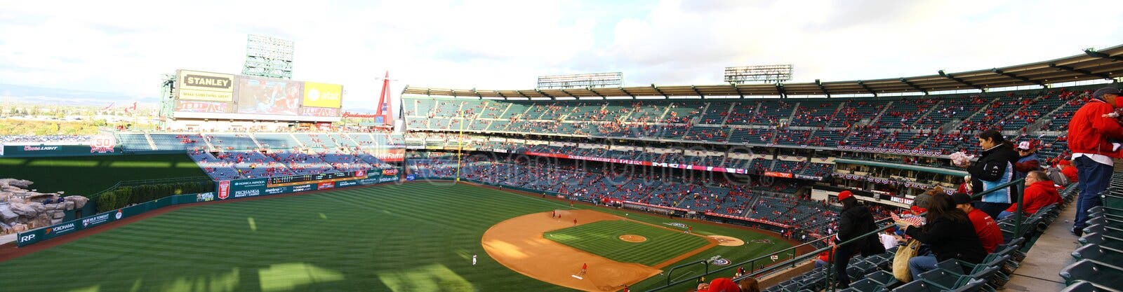 Ramp into baseball stadium stock photo. Image of stands - 3597694