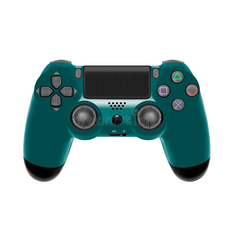 Gamepad for a Console Game.Game Controller Isolated on White Background ...