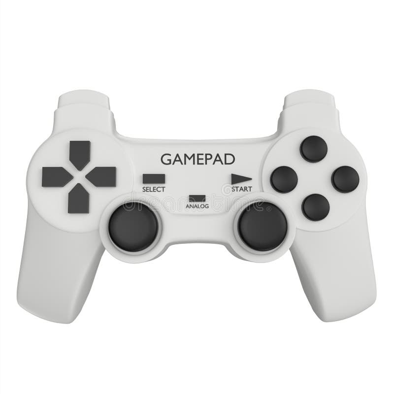 Gamepad Controller Isloated on Background Graphic Design Stock ...