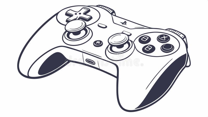 Gamepad Controller, Video Game and Entertainment Device Design Vector ...