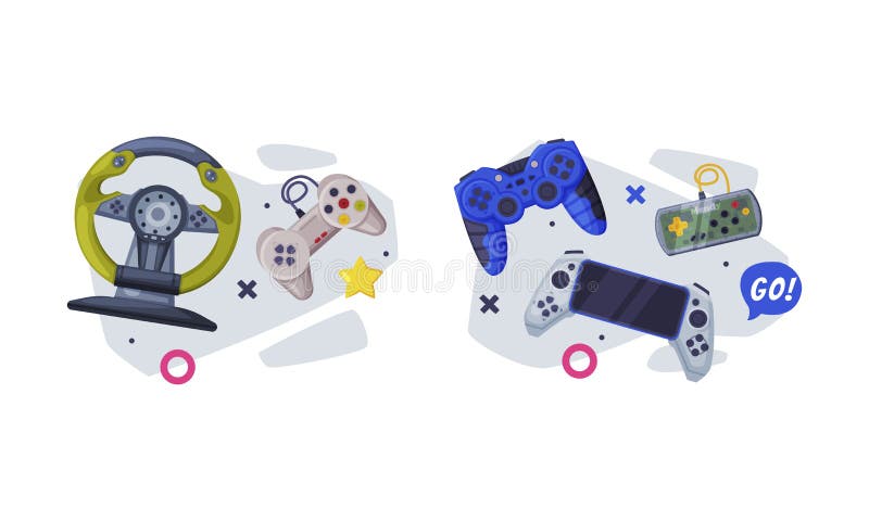 Gamepad and Game Controller As Input Device for Video Game Console ...