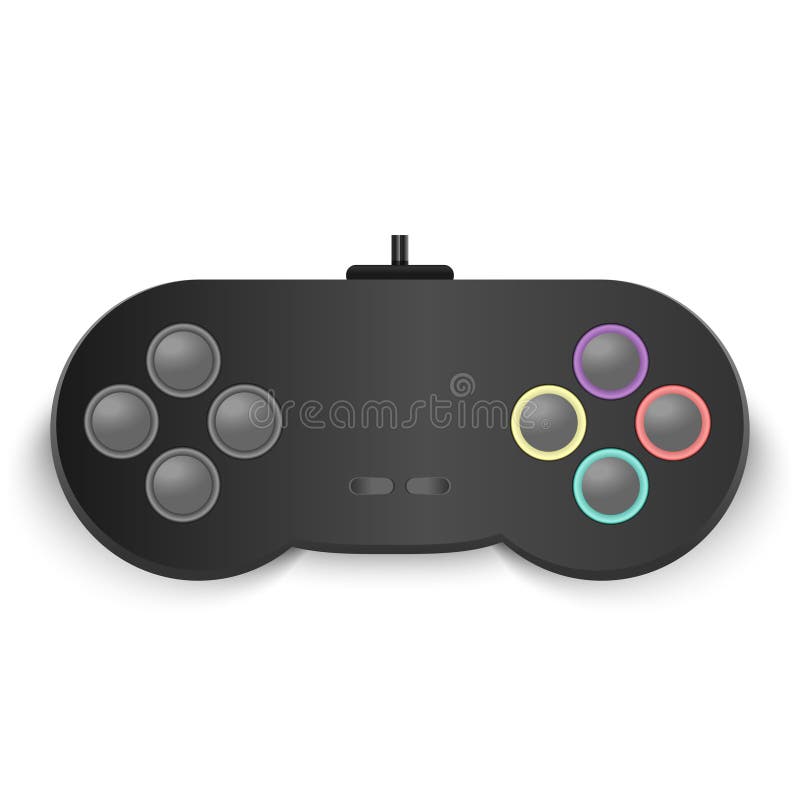 Gamepad icon. stock vector. Illustration of gamepad, green - 11889754