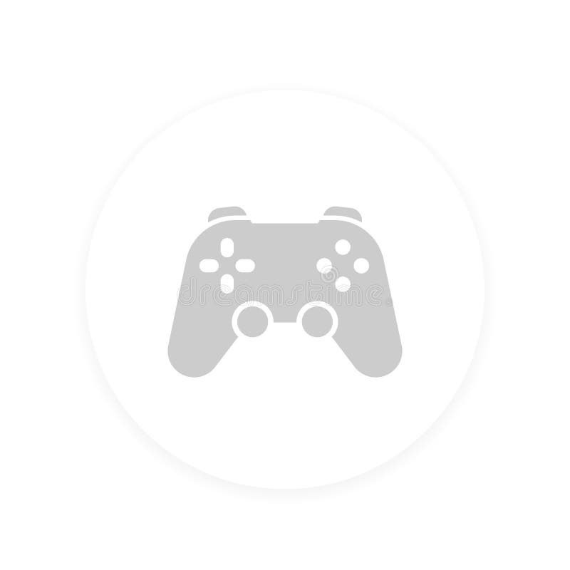 Gamepad icon vector stock vector. Illustration of cyber - 108059789