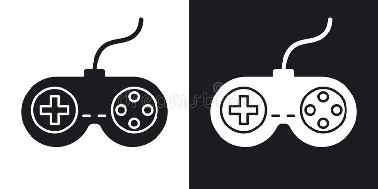 Gamepad Icon Set. Video Game Controller Vector Symbol Stock Vector ...