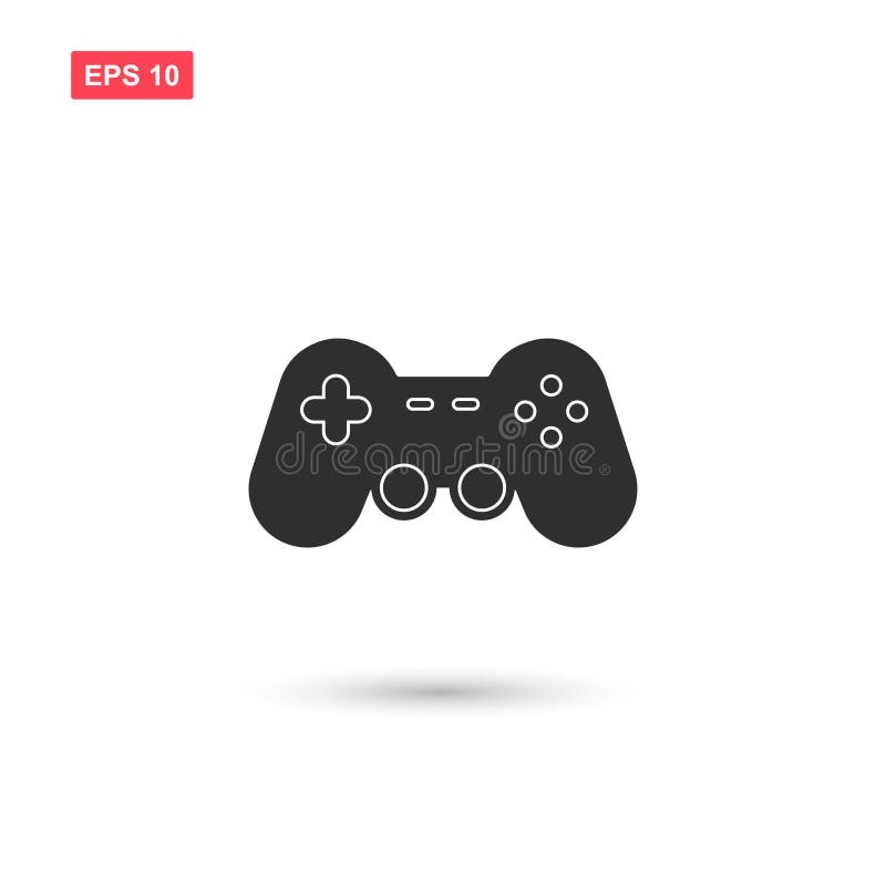 Gamepad Icon Vector Design Isolated 5 Stock Vector - Illustration of ...