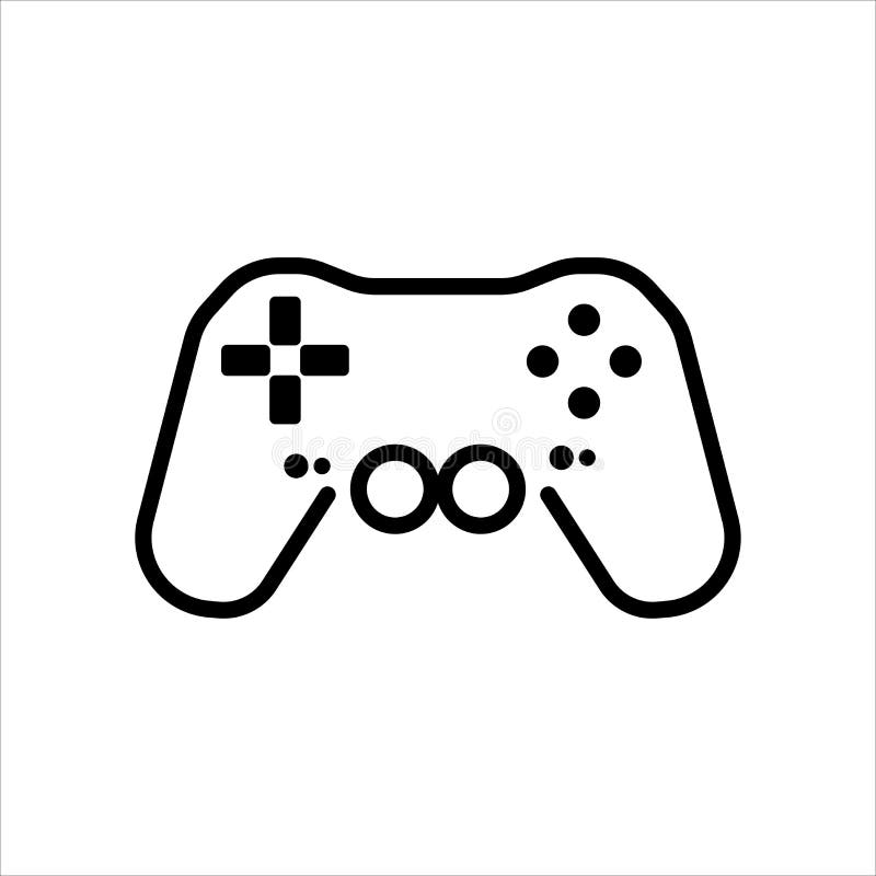 Gamepad Icon Vector Illustration Stock Vector - Illustration of button ...