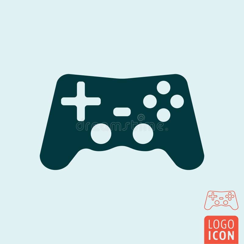 Gamepad icon stock vector. Illustration of logo, entertainment - 82716334