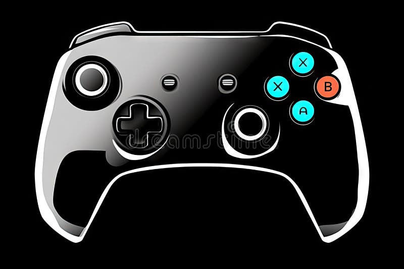 Gamepad Illustration Gaming Apps Websites Game Controller Joystick Logo ...