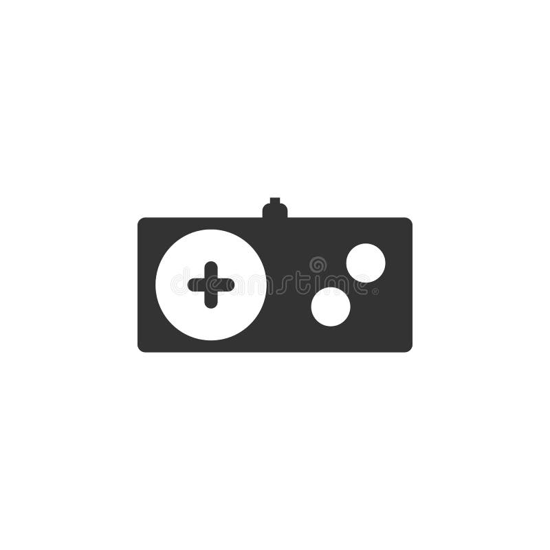 Gamepad Isolated Simple Icon Stock Illustration - Illustration of ...