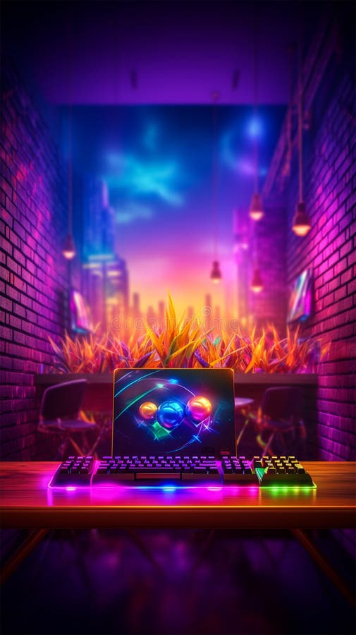 Gamepad Keyboard Computer Mouse Gaming Equipment Stock Illustration ...