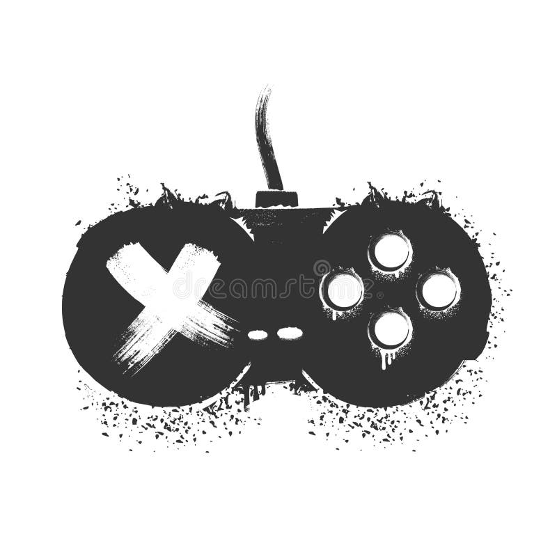 Paint Graffiti Gamepad Stock Illustrations – 6 Paint Graffiti Gamepad ...