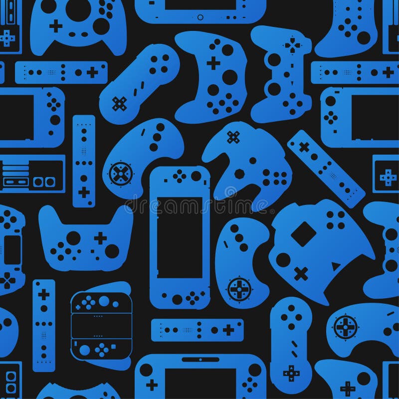 Video Game Controller Wallpaper Stock Illustrations – 1,001 Video Game ...