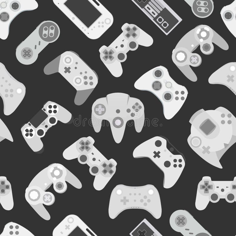 Video Game Controller Wallpaper Stock Illustrations – 754 Video Game ...