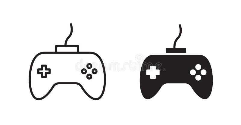 Gameplay Thin Line Vector Icon Set Stock Vector - Illustration of ...