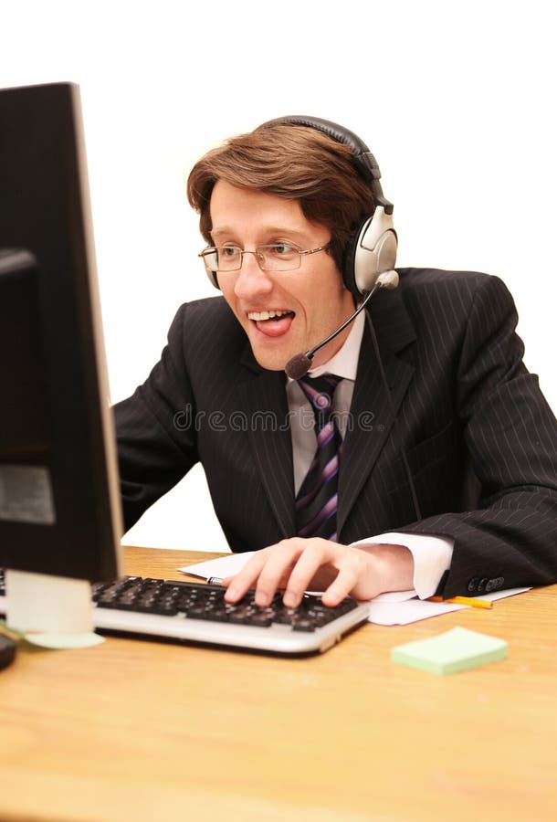 Gamer image stock. Image du isolement, caucasien, excitez - 22152581