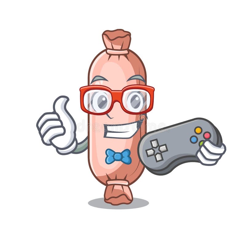 Gamer Bolsters Placed in Cartoon Sleeping Room Stock Vector ...