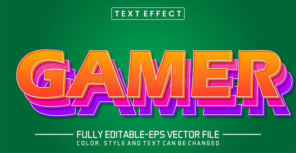 Gamer Text Graffiti Style Stock Illustrations – 228 Gamer Text Graffiti ...
