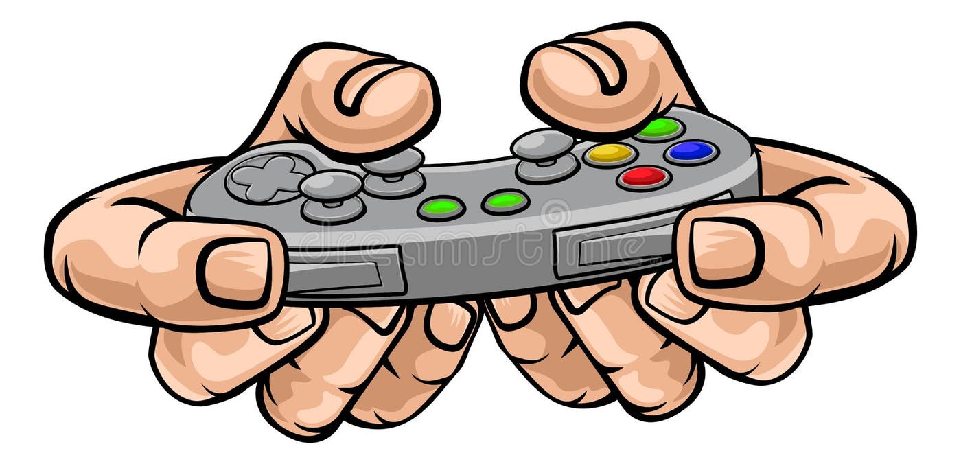 Video Game Controller Cartoon Stock Illustrations – 7,172 Video Game ...