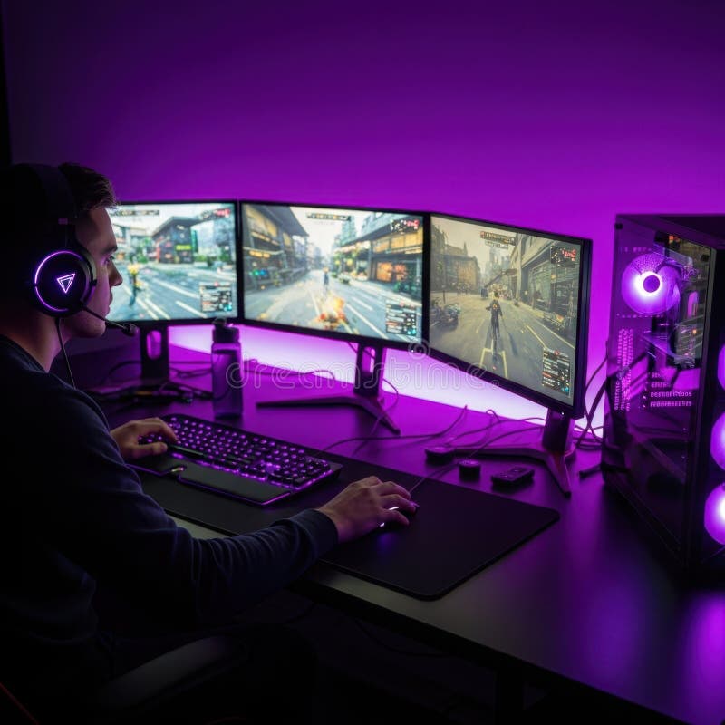 Gamer Immersion Stock Illustrations – 1,228 Gamer Immersion Stock ...