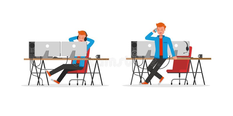 The Gamer Man Character Vector Design No7 Stock Vector - Illustration ...
