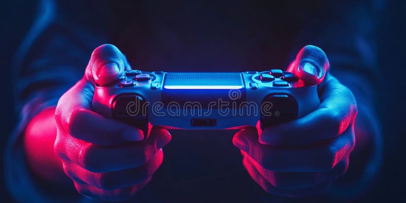 Gamer S Hands on Controller, Intense Gameplay, Immersive Gaming ...