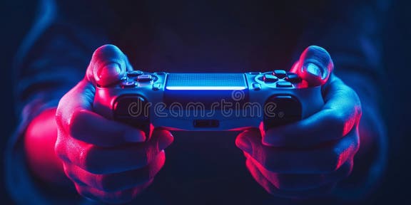 Gamer S Hands on Controller, Intense Gameplay, Immersive Gaming ...