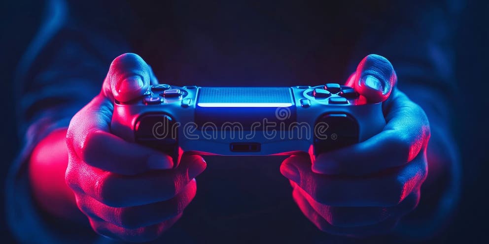 Gamer S Hands on Controller, Intense Gameplay, Immersive Gaming ...