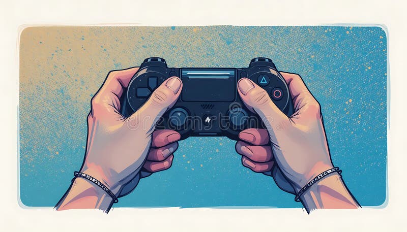 Ps4 Controller Stock Illustrations – 124 Ps4 Controller Stock ...