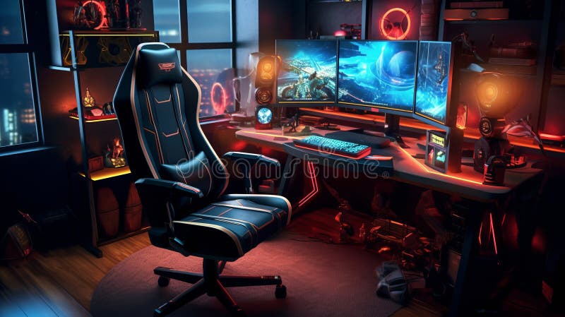 Gamer Setup Stock Illustrations – 916 Gamer Setup Stock Illustrations ...