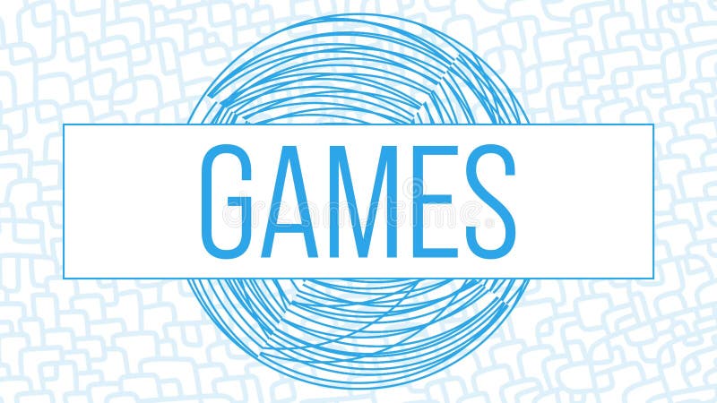 Games Blue Texture Circular Rotating Box Text Stock Video - Video of ...