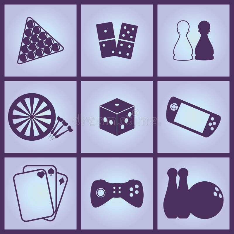 Games Icons stock illustration. Illustration of device - 49051113