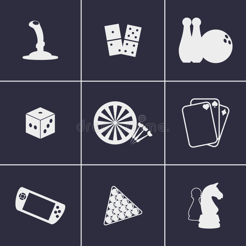 Games icons stock vector. Illustration of collection - 57304715