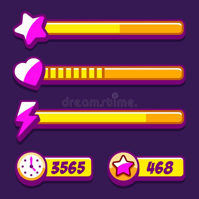 Loading Progress Bar Pixel Art Cartoon Retro Game Style Stock Vector ... Loading Progress Bar Pixel Art Cartoon Retro Game Style Stock Vector ...
