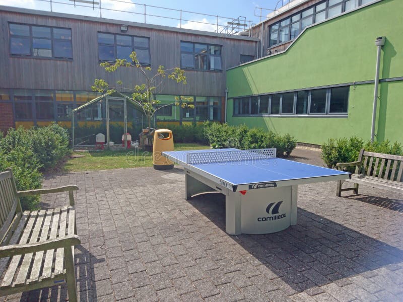 A Court Yard Games Table editorial photography. Image of kent - 155440852