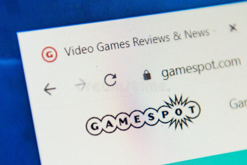 Gamespot.com Web Site. Selective Focus. Editorial Stock Photo - Image ...