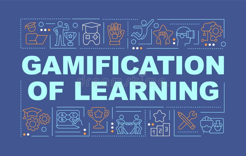 Gamification of Learning Word Concepts Dark Blue Banner Stock Vector ... Gamification of Learning Word Concepts Dark Blue Banner Stock Vector ...